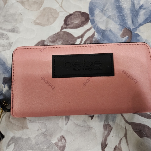 bebe | Bags | Nwt Bebe Aja Pink Wallet | Poshmark